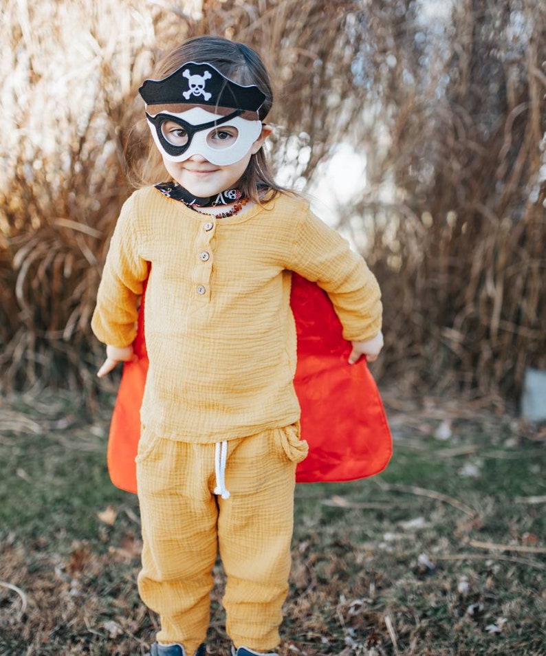 Pirate Cape Set Pirates Imaginary Play Halloween Costume - Etsy