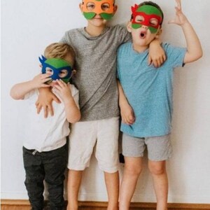 Ninja Turtle Cape Set, Michaelangelo, Donatello, Raphael, Leonardo ...