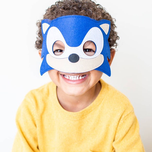 Sonic the Hedgehog Mask - Etsy