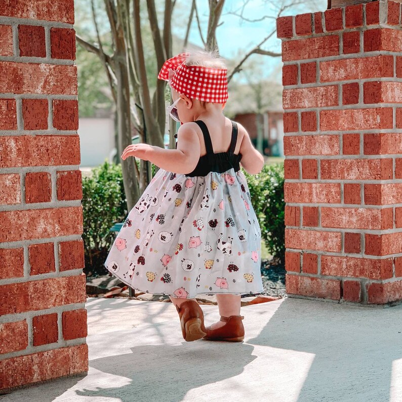 Barnyard Sundress Farm Animals Dress Farm Animal Birthday - Etsy