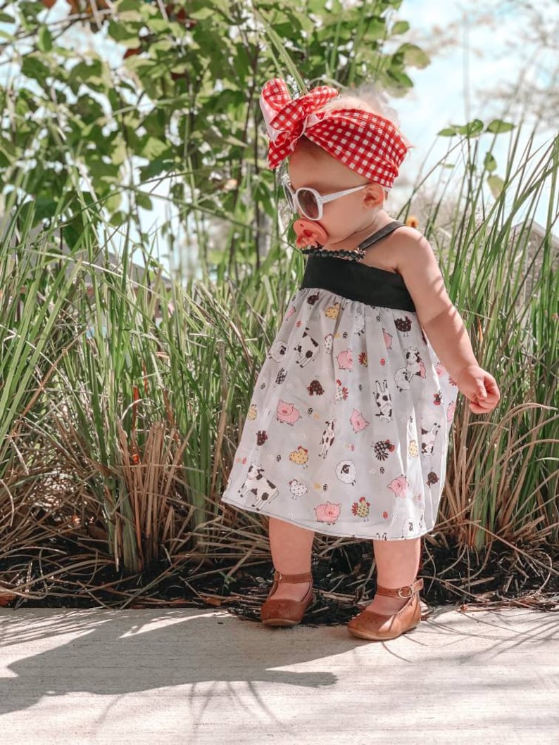 Barnyard Sundress Farm Animals Dress Farm Animal Birthday | Etsy