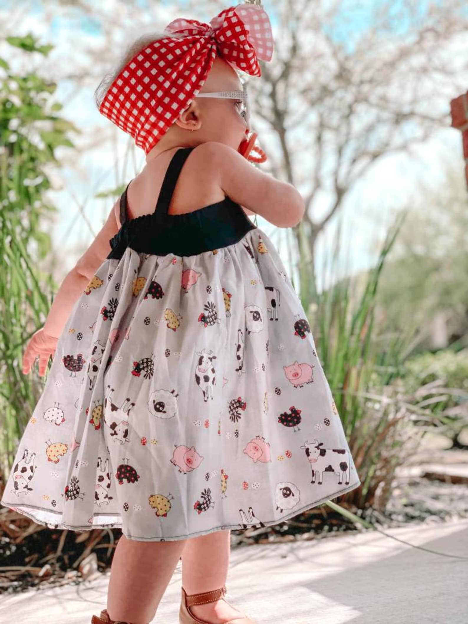Barnyard Sundress Farm Animals Dress Farm Animal Birthday - Etsy