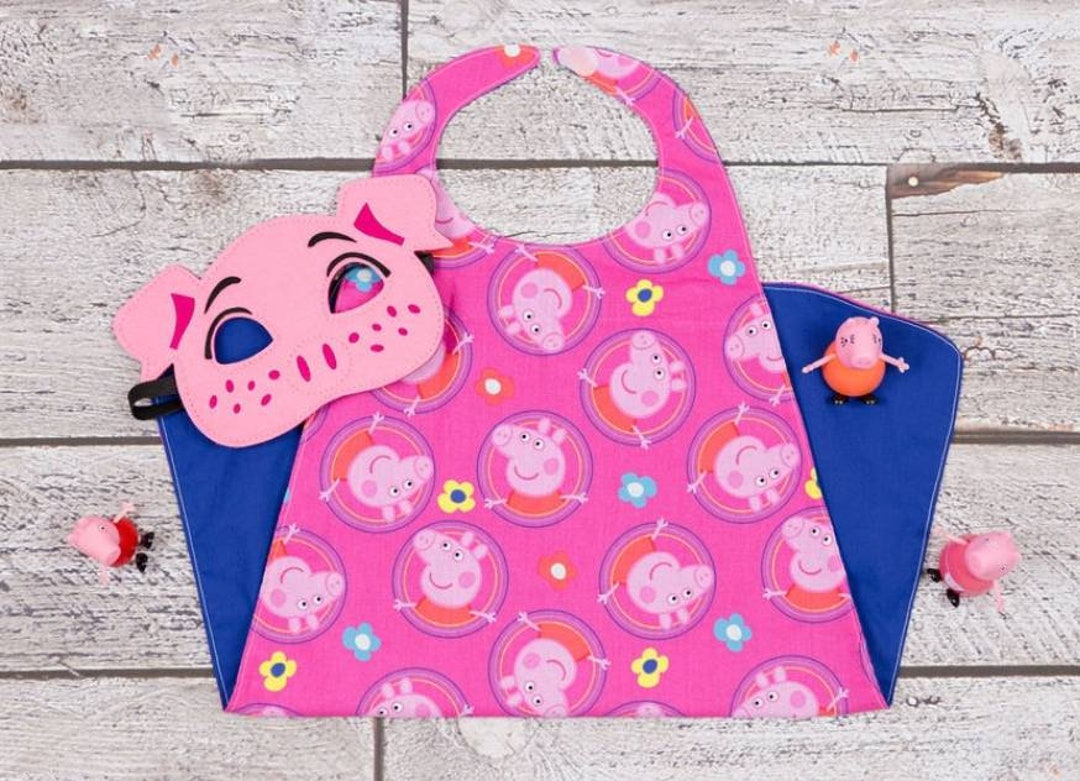 Peppa Pig Cape Set, Stocking Stuffer, Christmas Gift, Halloween Costume ...