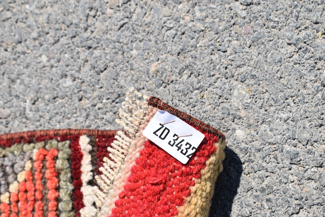 Vintage orange rug Oriental rug Hallway rug rug Runner rug | Etsy