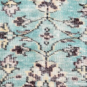 Vintage Blue Rug, Floral Rug, Livingroom Rug, Area Rug, Handmade Rug ...