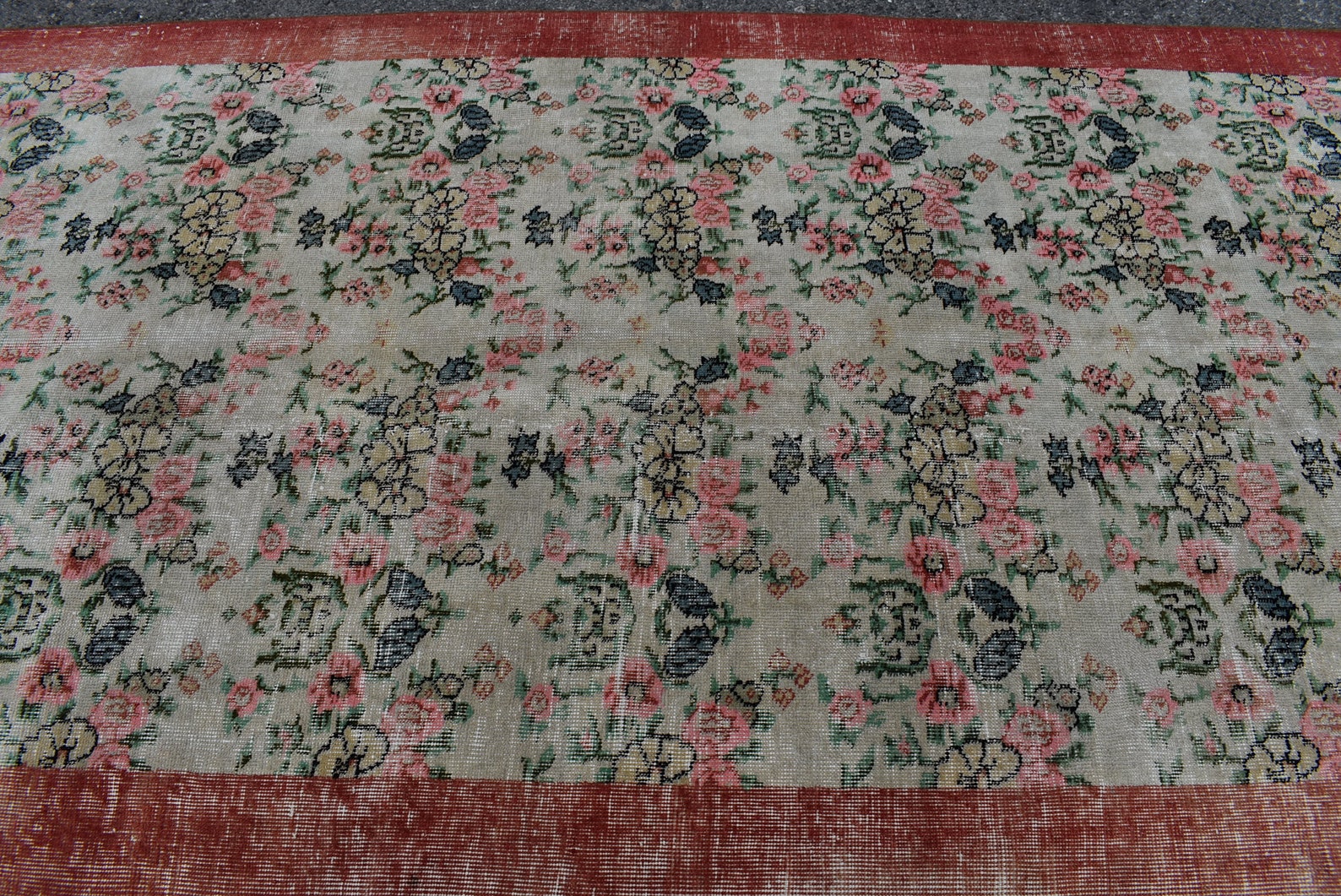 Pale Color Turkish Rug Turkey Rug Free Shipping 4.6x8.4 | Etsy