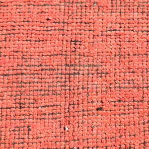 Vintage Orange Rug, Oriental Rug, Hallway Rug Rug, Runner Rug, Tribal ...