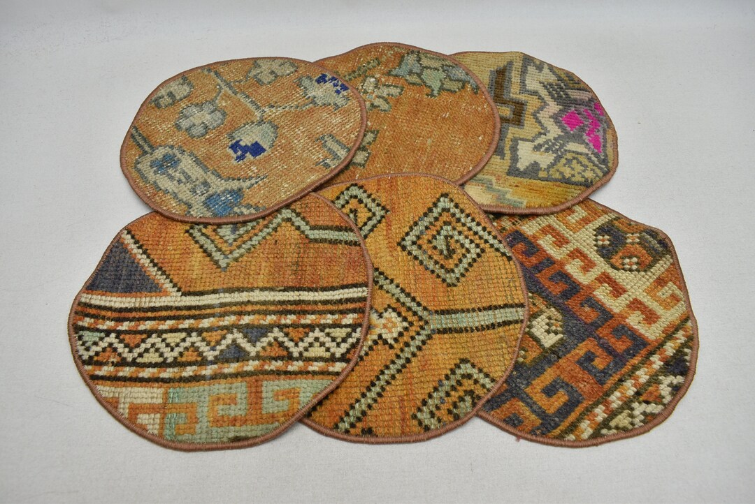 6 Pieces Table Service, Turkish Supla Set, 12x12 Inches Placemat ...