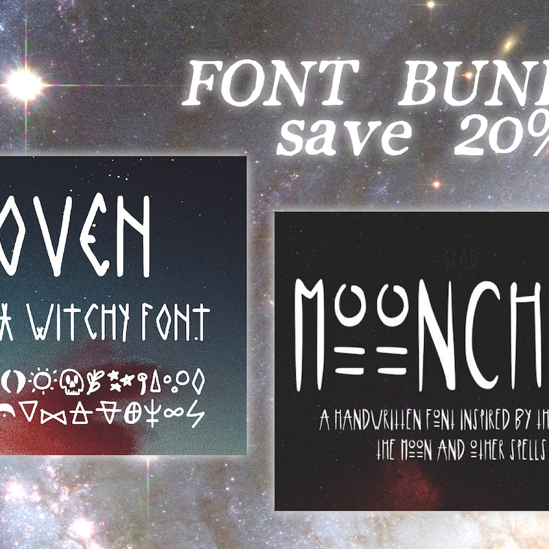 Witch Fonts - Etsy