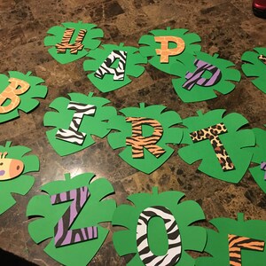 Jungle Themed Banner Birthday Party Decorations - Etsy