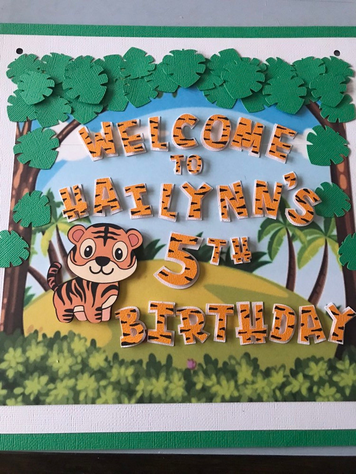 Jungle Themed Banner Birthday Party Decorations - Etsy