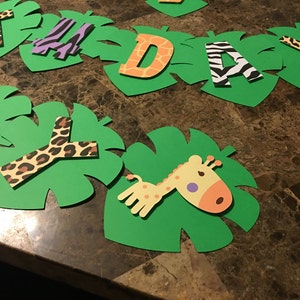Jungle Themed Banner Birthday Party Decorations - Etsy