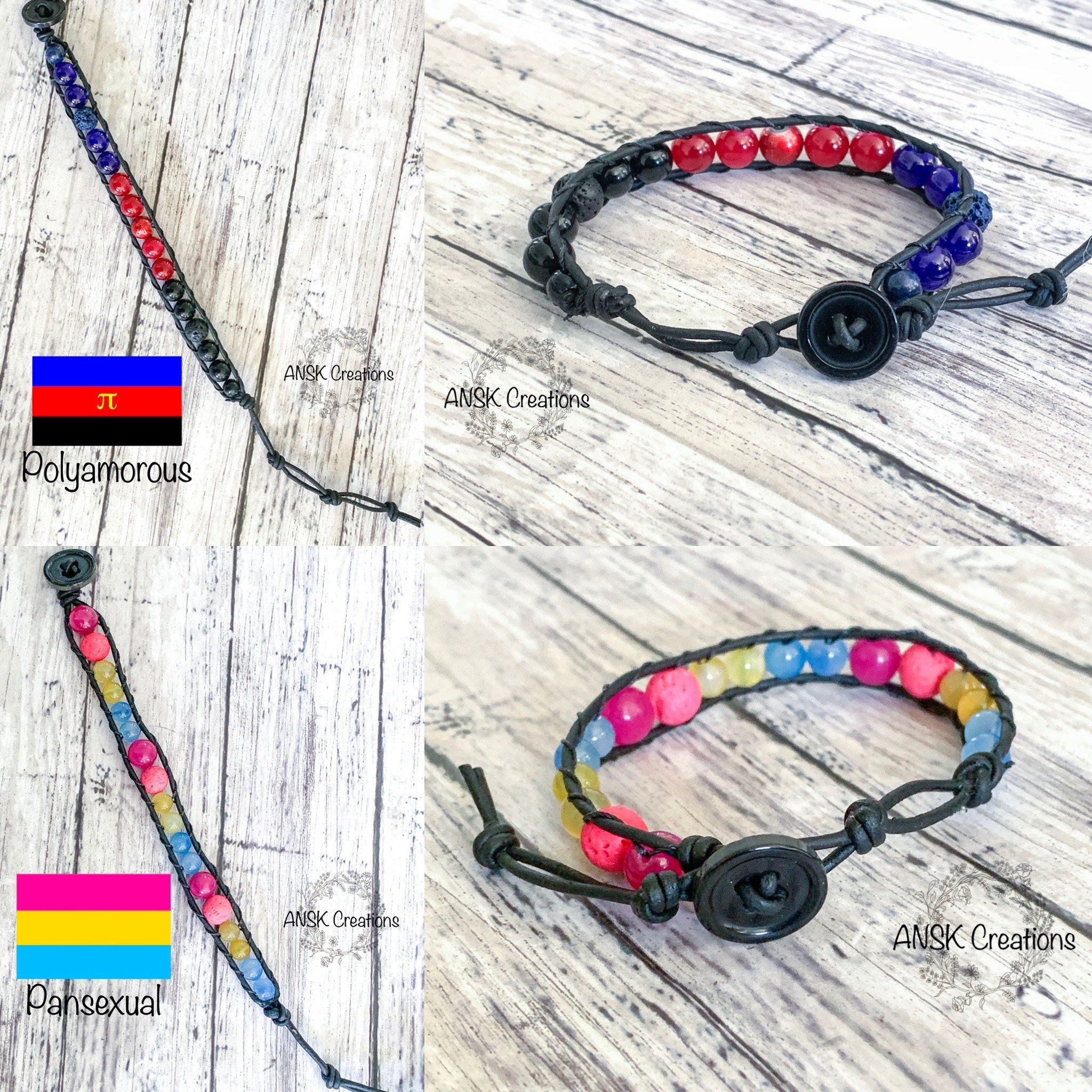 Pride Flag Essential Oil Diffuser Bracelet: LGBTQ+ Coming Out Gift - Etsy