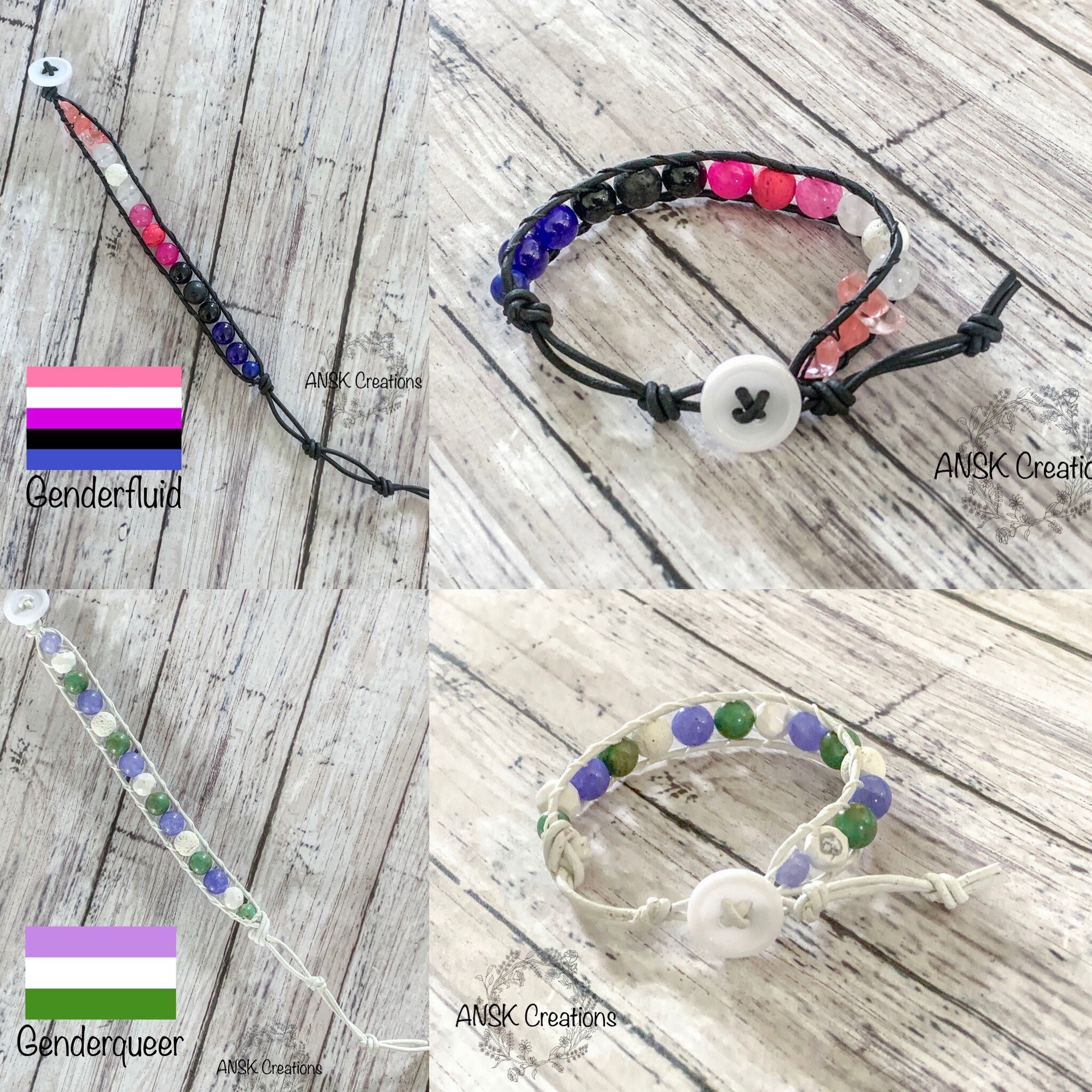 Pride Flag Essential Oil Diffuser Bracelet: LGBTQ+ Coming Out Gift - Etsy