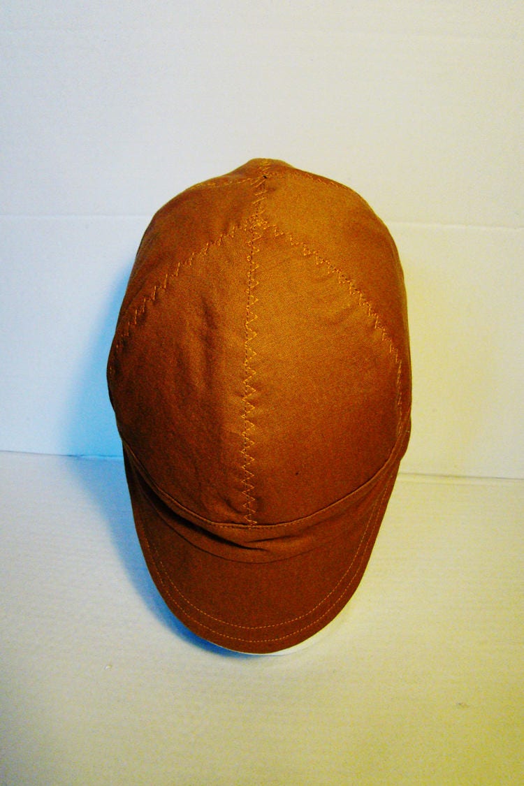 PPE Duck Brown Tan Welders Cap Hard Hat Liner Reversible - Etsy