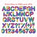 Patchwork Quilting Font Svg, Dxf, Pdf, Png, Jpg and Studio Cut Files ...