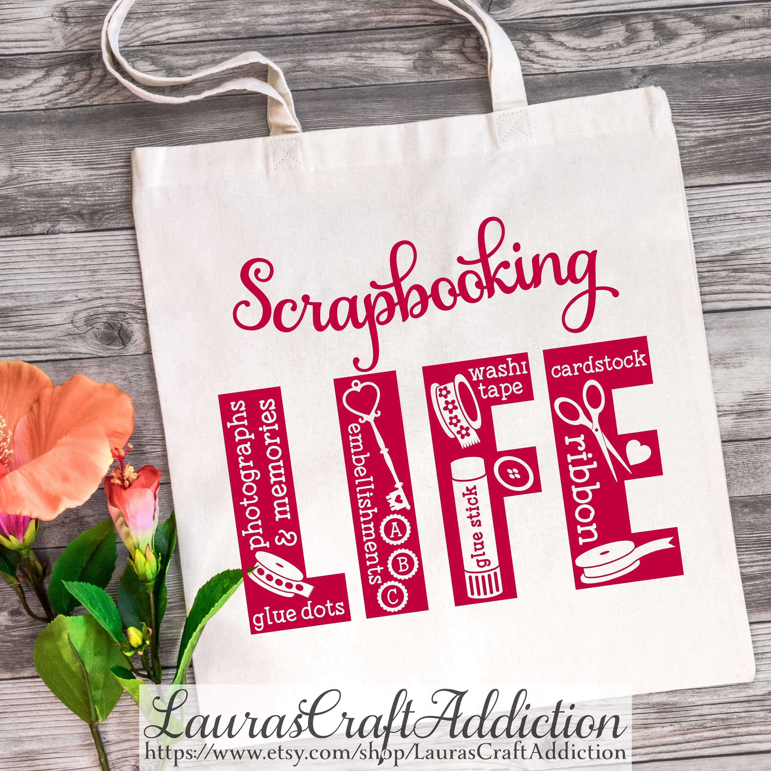 Scrapbooking Life Svg Png Dxf Pdf Jpg and Studio Cut | Etsy UK