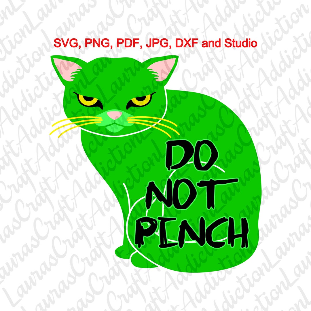 Do Not Pinch Svg, Dxf, Pdf, Png, Jpg Cut Files for Cricut Silhouette ...
