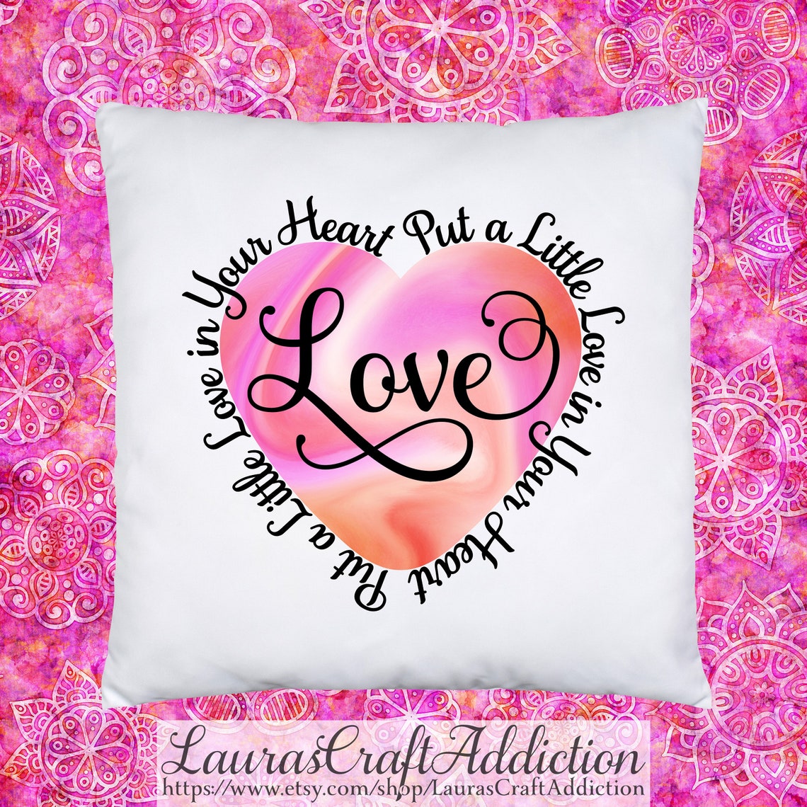 Put a Little Love in Your Heart svg png dxf pdf jpg | Etsy Put a Little Love in Your Heart svg png dxf pdf jpg | Etsy