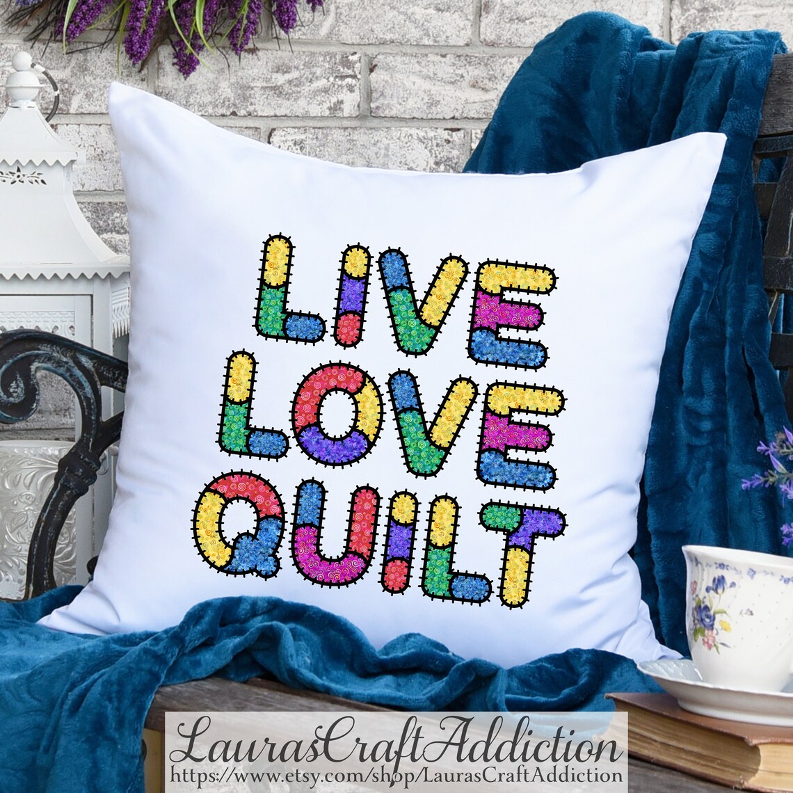 Patchwork Quilting Font Svg Dxf Pdf Png Jpg and Studio Cut | Etsy UK