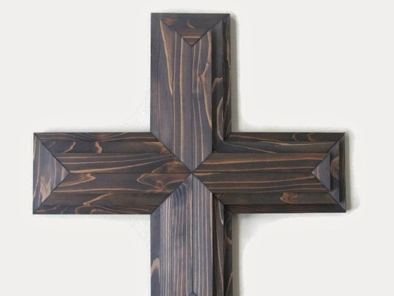 Cruz de pared grande 36 Cruz de madera rústica - Etsy España