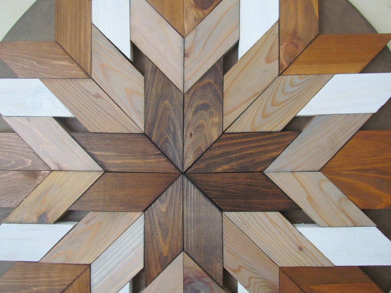 Wood Circle Round Wall Art Reclaimed Wood Rustic Shabby | Etsy