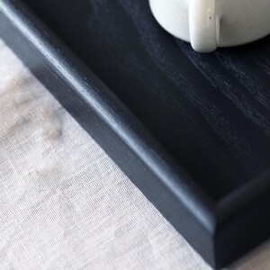 XL Walnut Serving Tray for Footstool Without Handles, Ottoman Storage ...