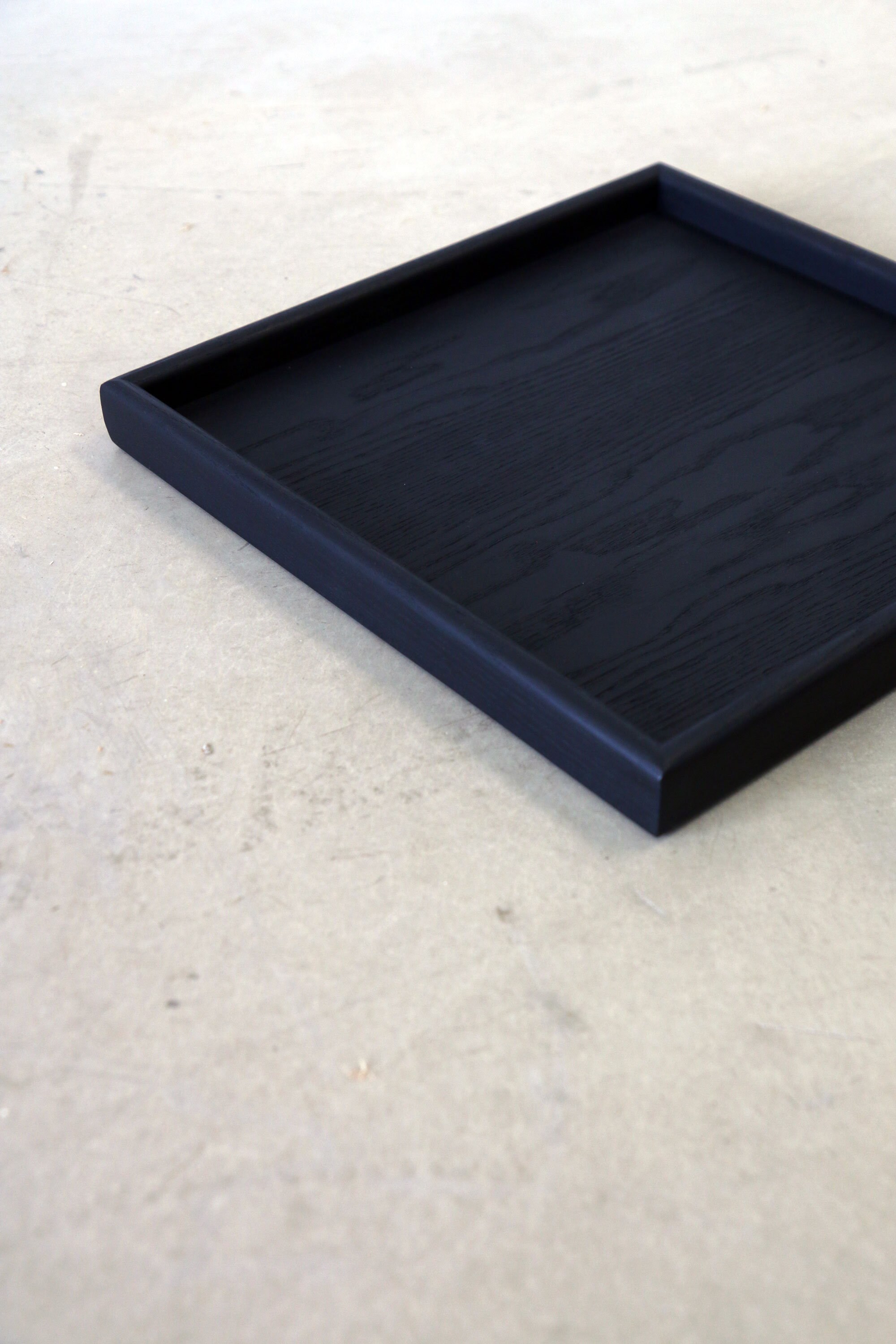 Handmade Large Ottoman Storage Tray Black Wooden Serving Tray | Etsy UK