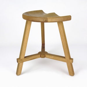 Modern Dark Wood Vanity Stool, Low Walnut Make-up Bathroom Stool, 45cm ...
