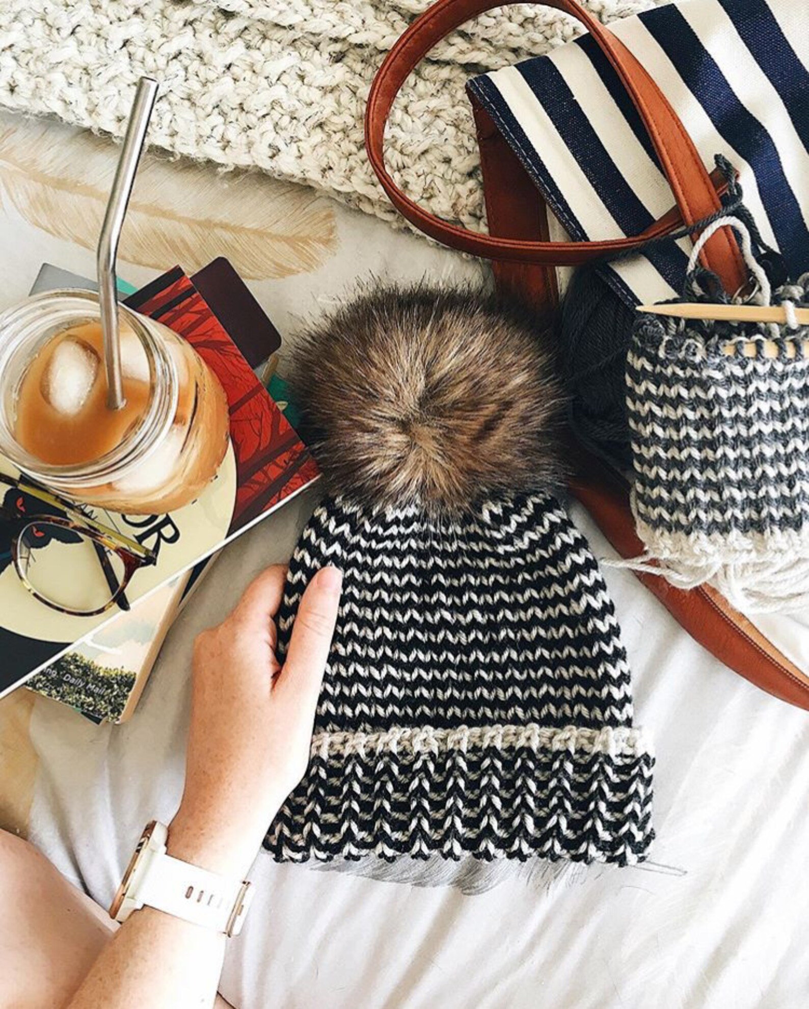 Bruce Beanie Pattern/knit Beanie/knit Hat Pattern/winter Beanie Pattern ...
