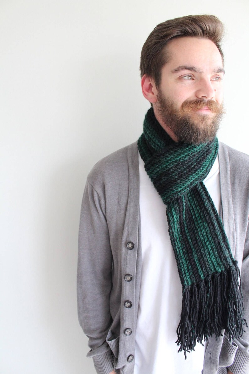 Scarfie Scarf Crochet Pattern/winter Scarf/fringe Scarf - Etsy
