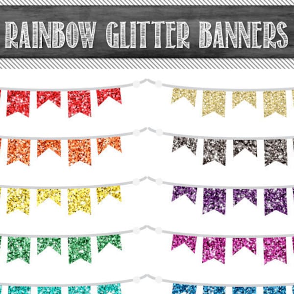 Bunting Clipart - Etsy UK
