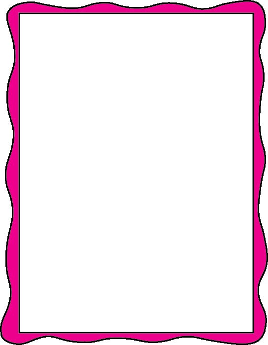 Solid Color Doodle Border Digital Scrapbook Frames 19 | Etsy