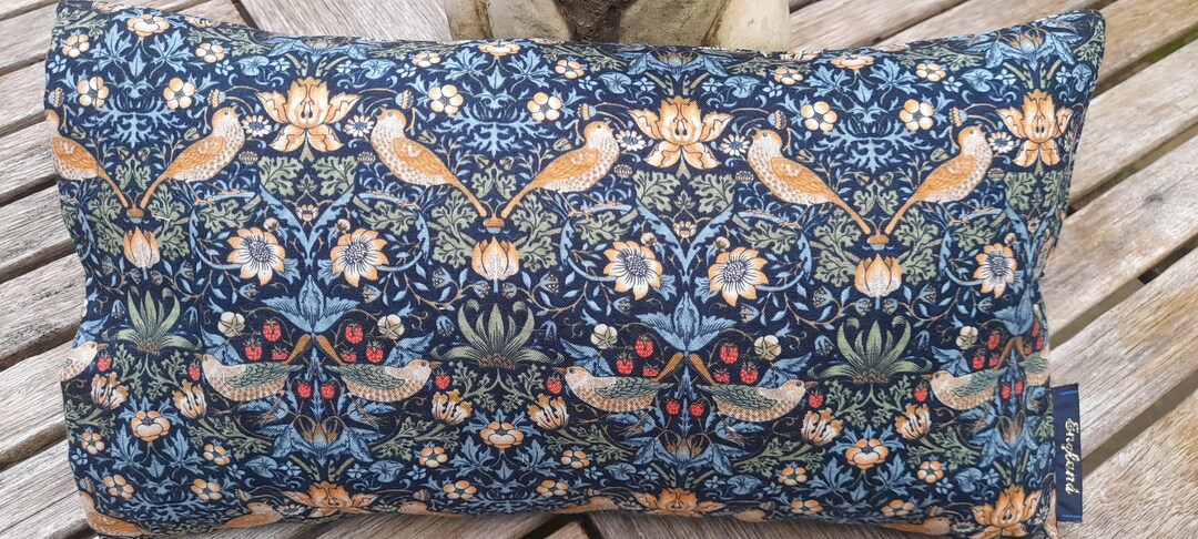 Lavender Pillow in William Morris Strawberry Thief Fabric - Etsy