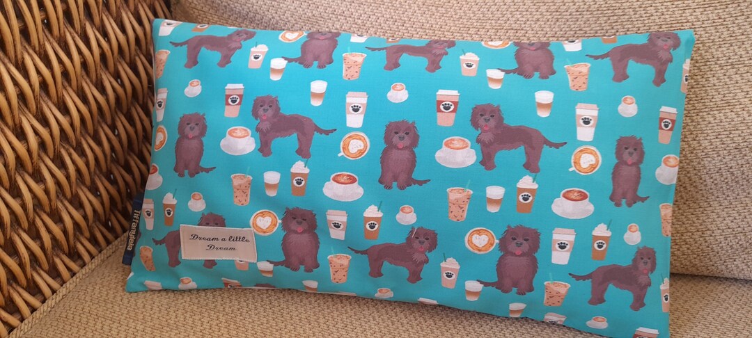 Lavender Relaxing Pillow With Removable Inner-approx. 35cm X 19cm ...