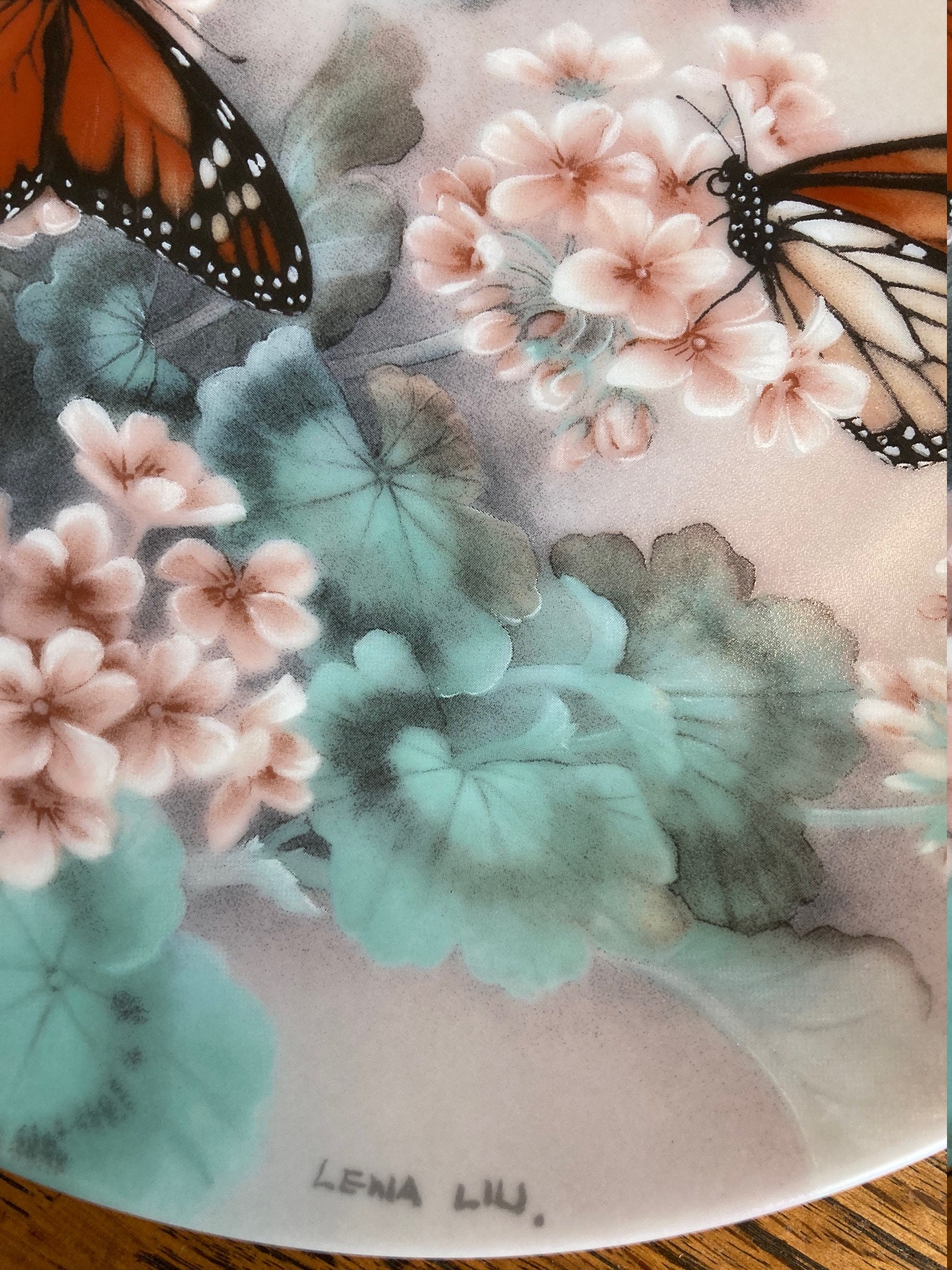 1988 First Issue Gossamer Wings Series Monarch Butterflies Plate by ...