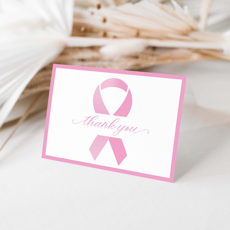 Breast Cancer Note Cards - Etsy