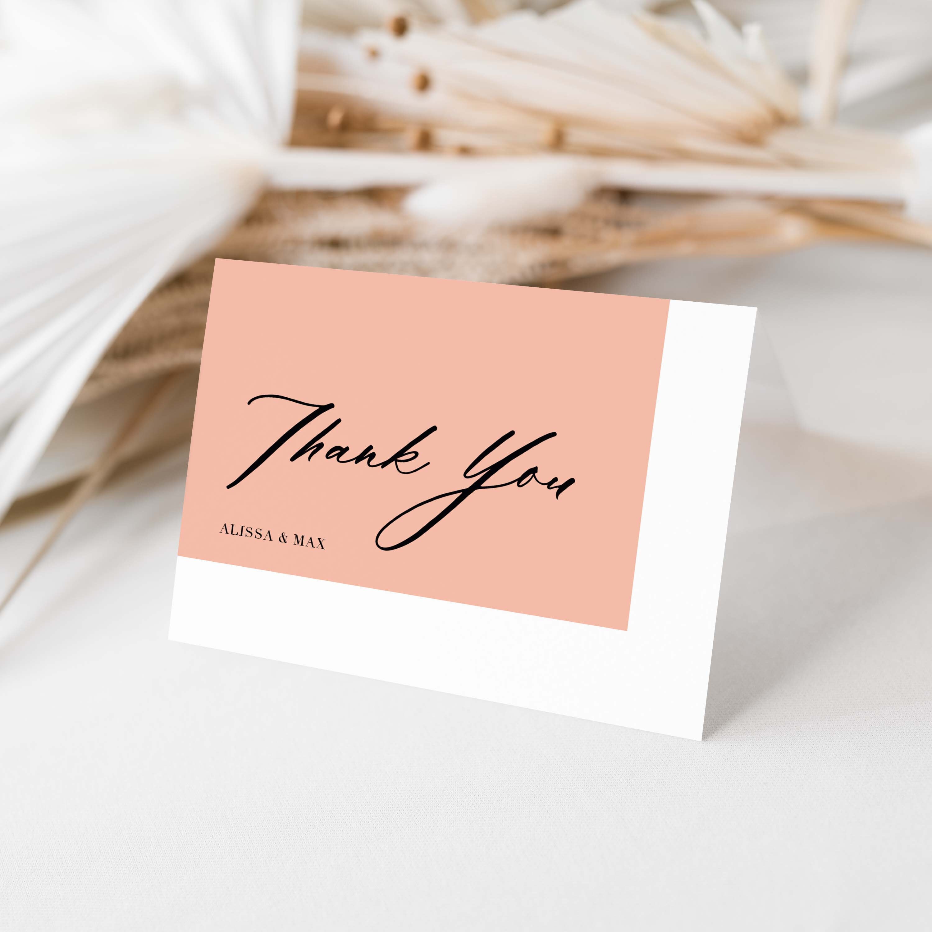 Personalized Thank You Cards | Modern Script, Alissa Design - Etsy