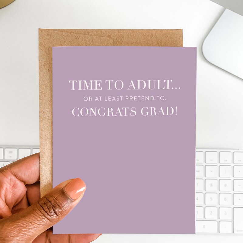 Funny Grad Card - Etsy