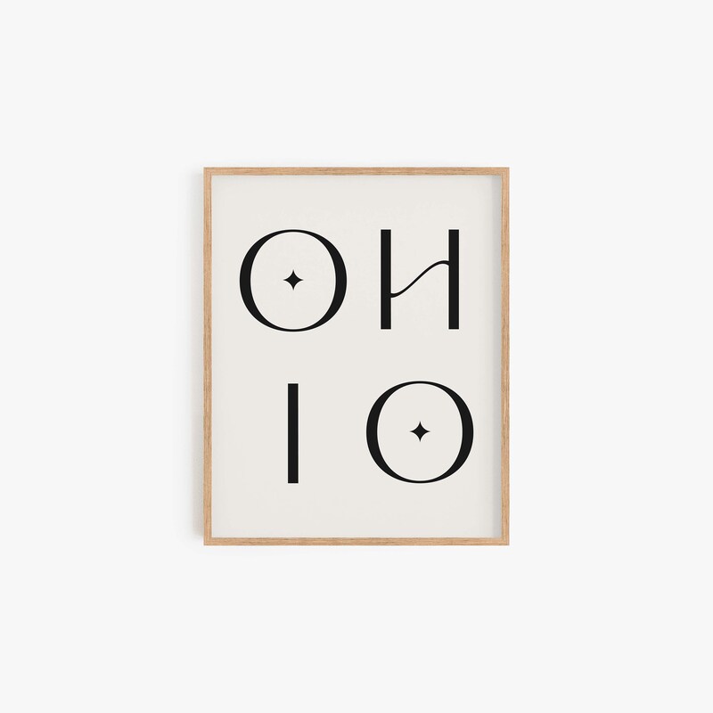 Ohio Art Print - Etsy