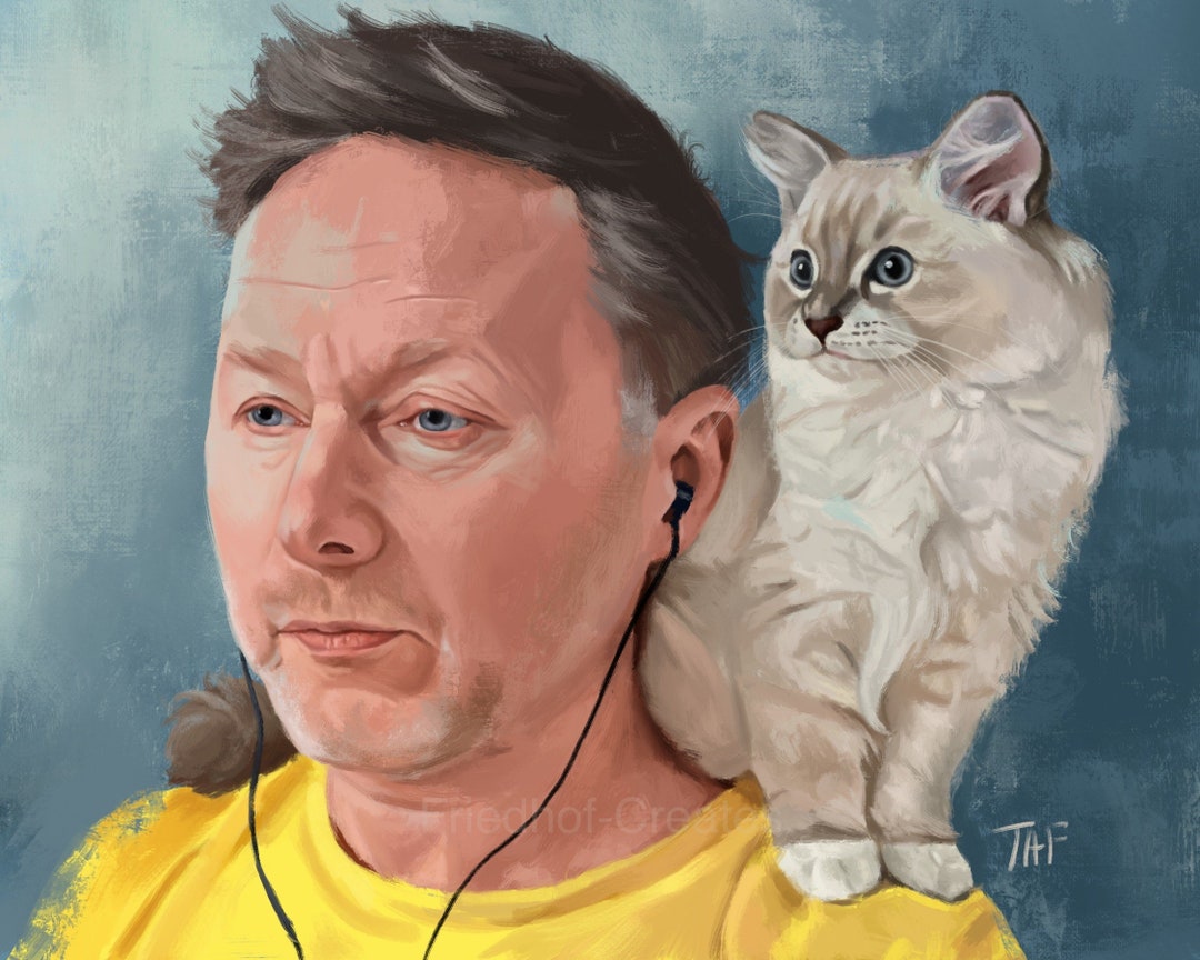 Limmy and Bobbi / Digital Painting / 10x8 / Digital Print - Etsy Singapore