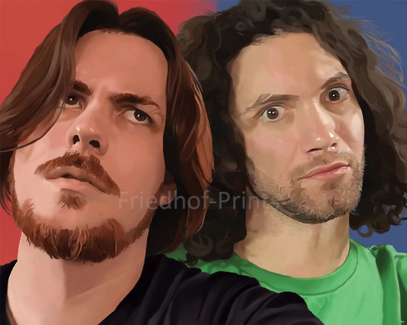 Game Grumps / Arin Hanson / Dan Avidan /heavy Card Stock /art - Etsy UK