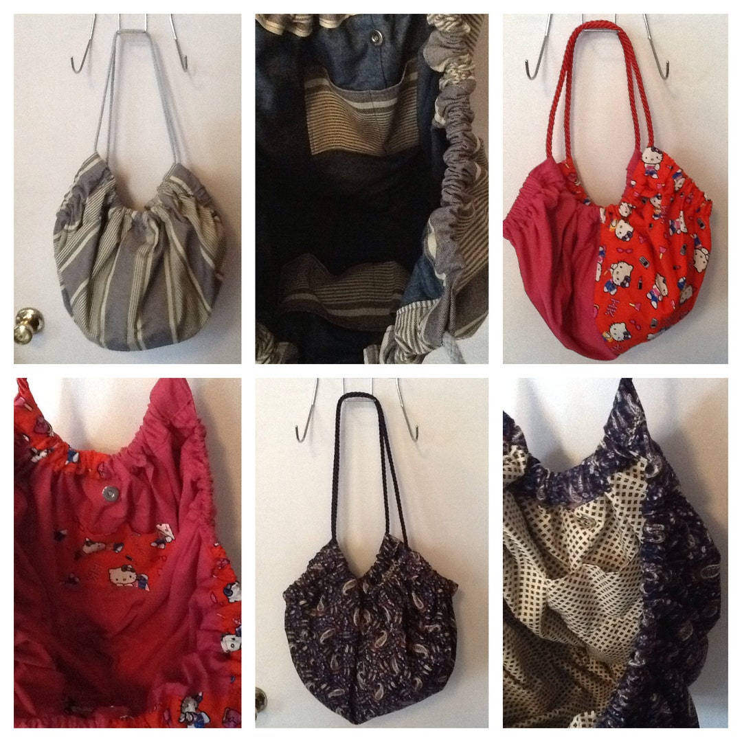 Hobo Style Tote Bag With Interior Pockets. Use for Gym - Etsy