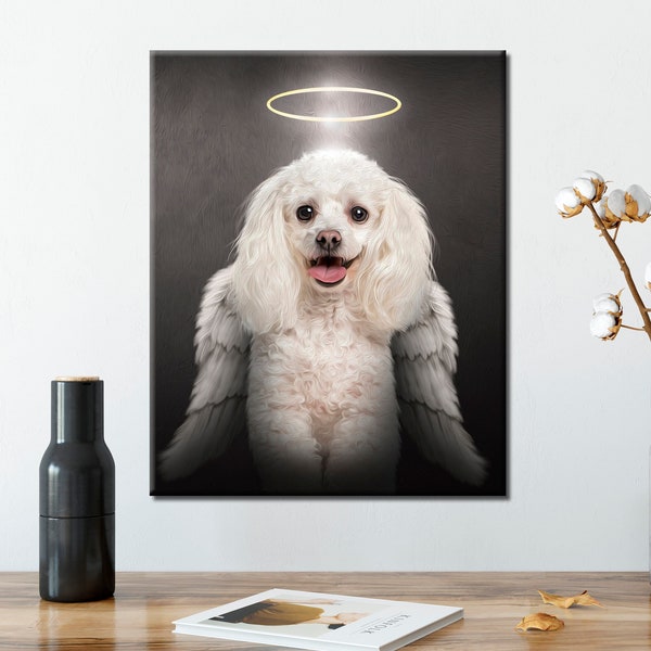 Poodle With Angel - Etsy