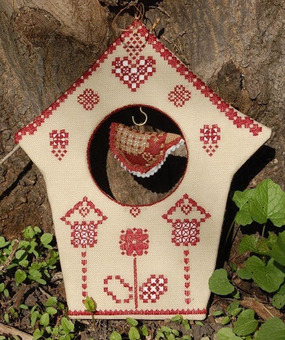 Nest Box Hardanger Embroidery Sheet Aziliz Création - Etsy