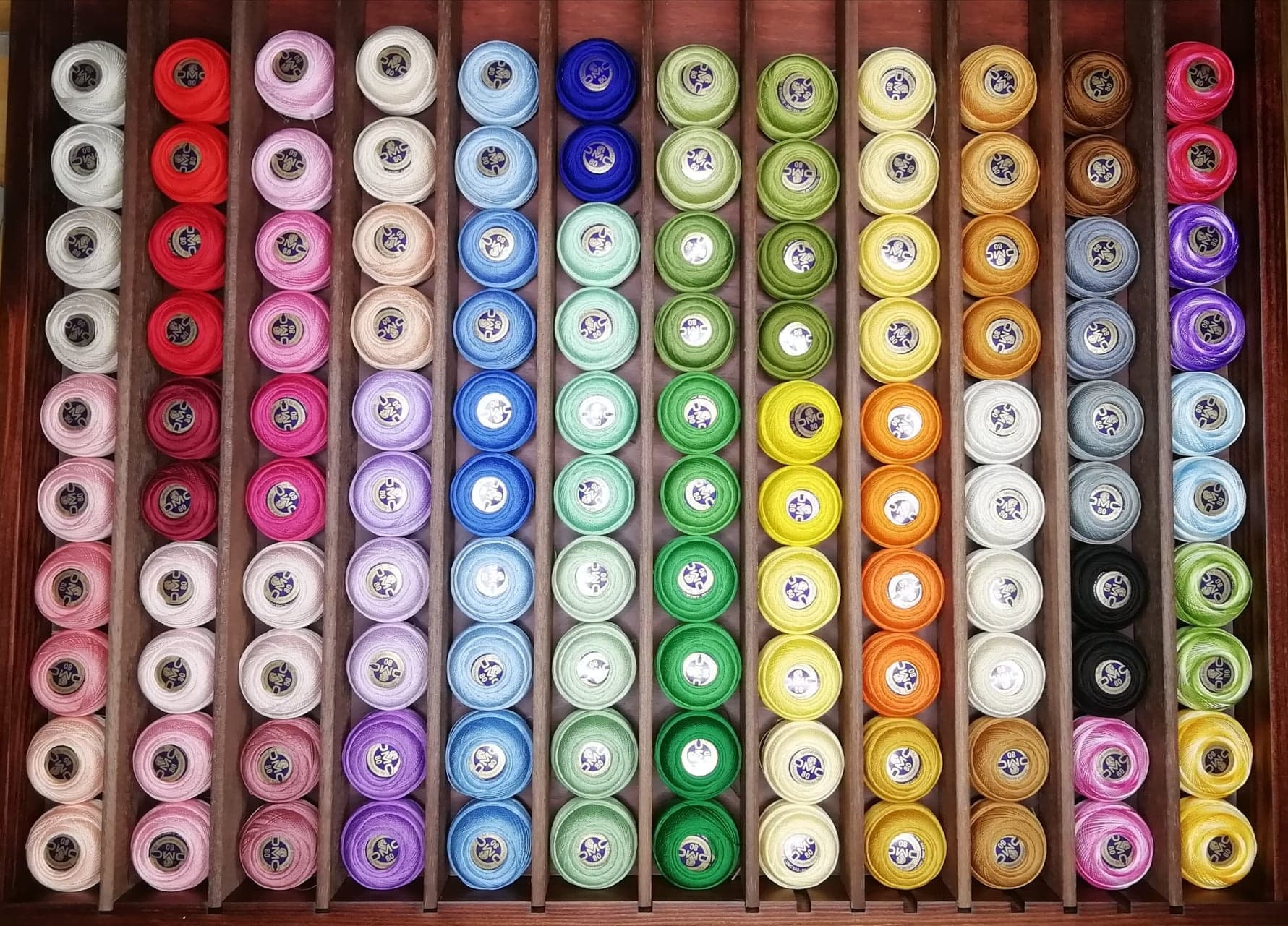 DMC: Lace Yarn 80 60 Plain Colors - Etsy