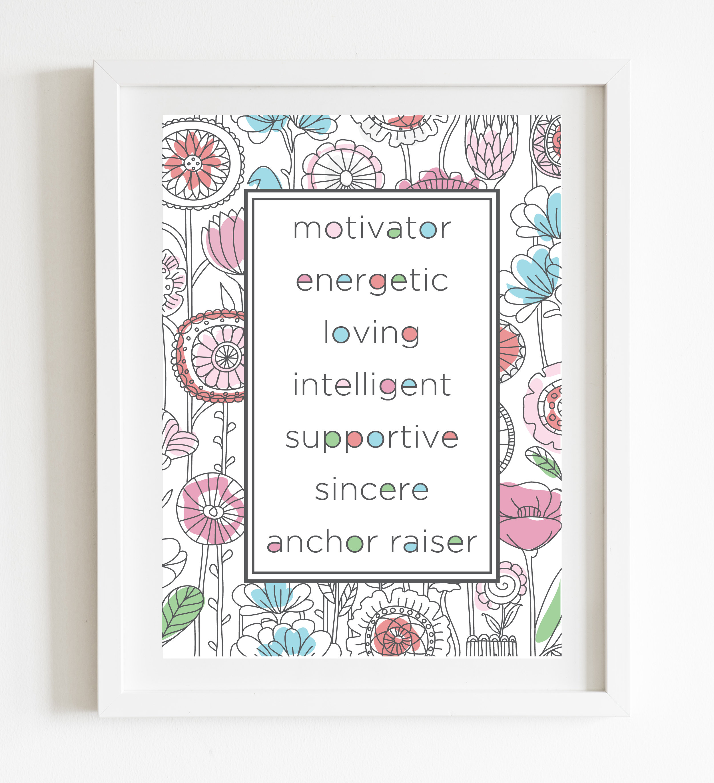 Customized "acrostic" Name - Customized Print - Etsy