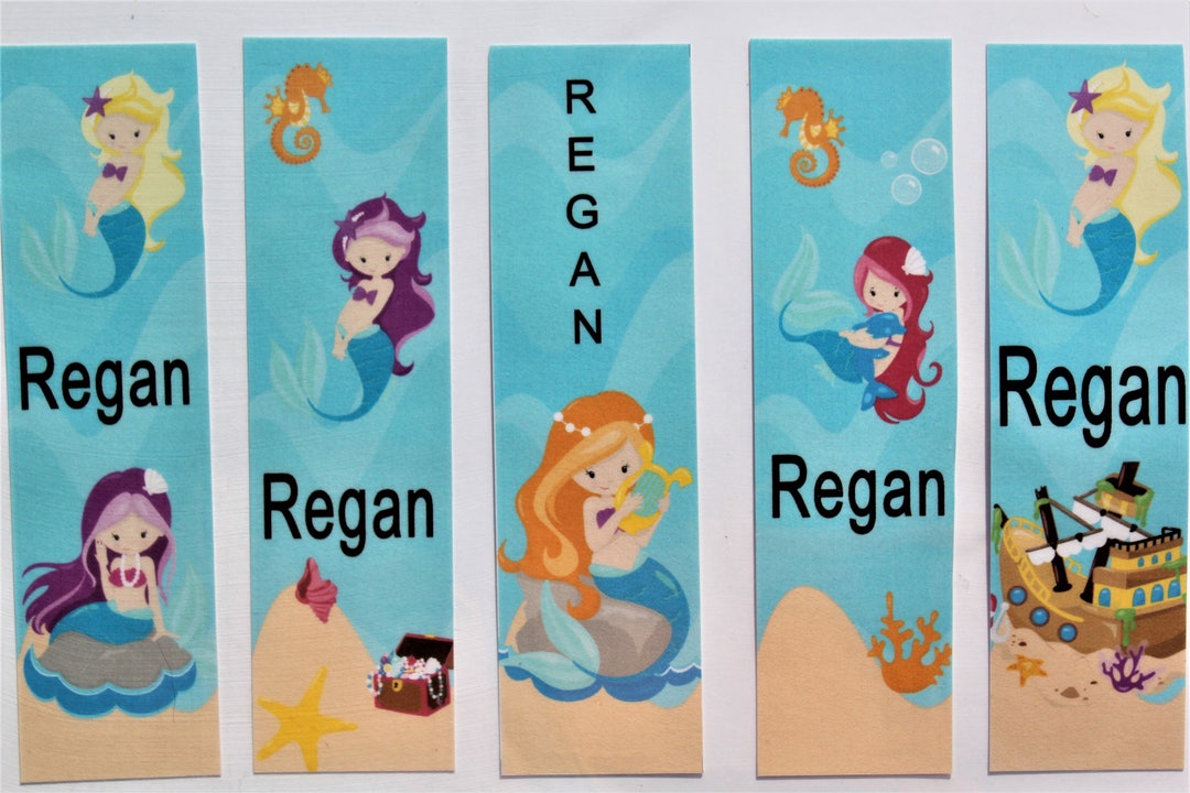 Playful Mermaids Book Marks - Etsy