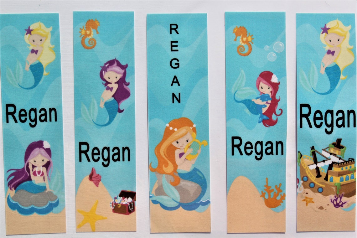 Playful Mermaids Book Marks - Etsy
