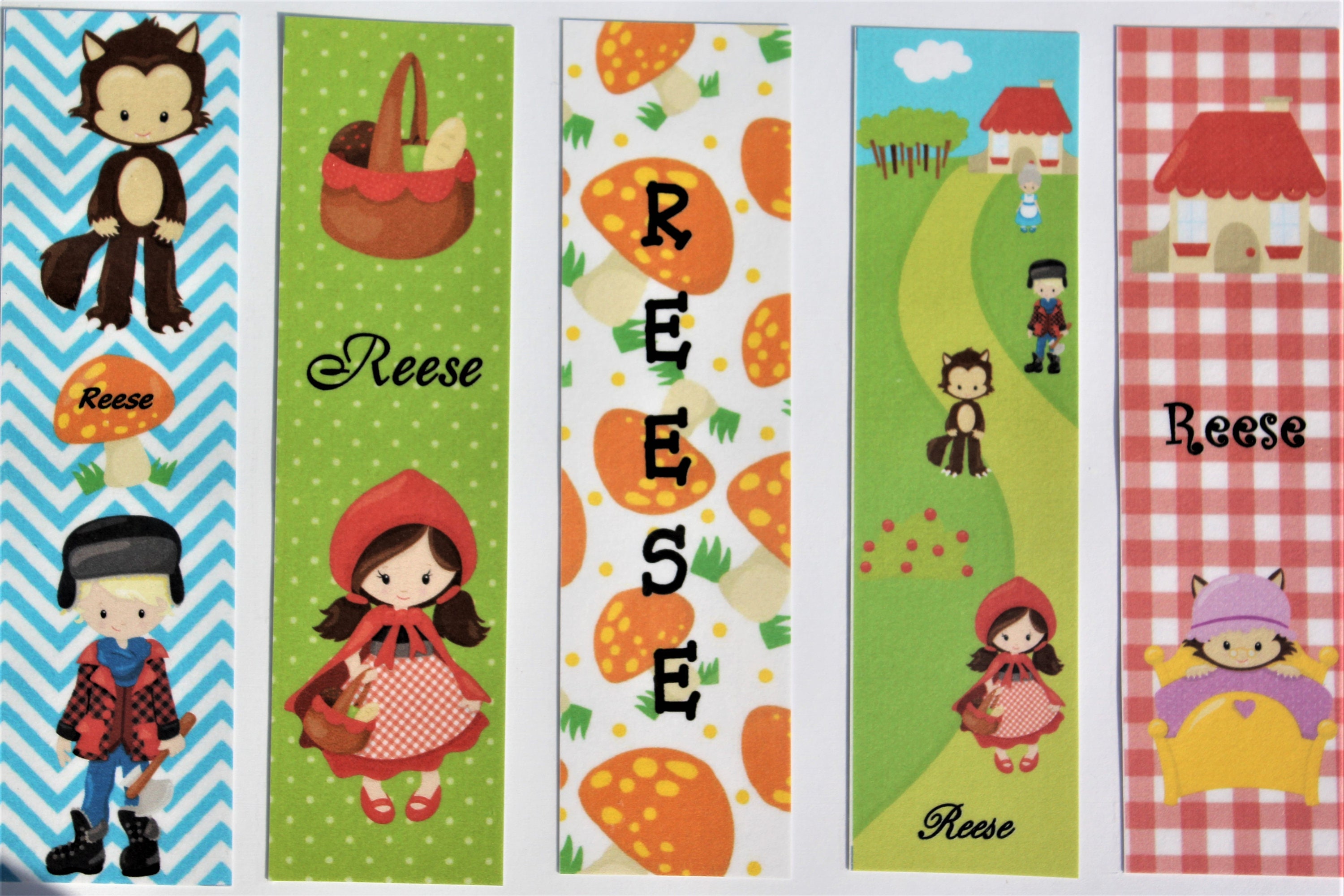 Little Red Riding Hood Book Marks - Etsy